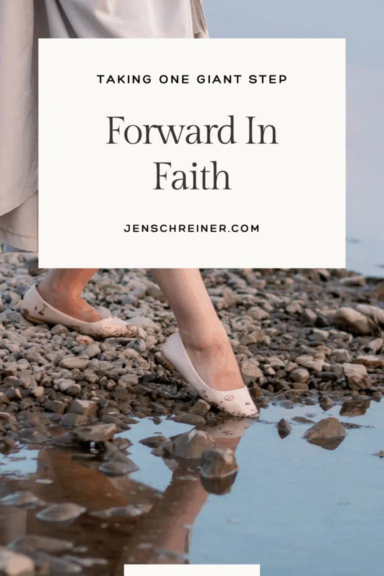 Taking One Giant Step Forward In Faith